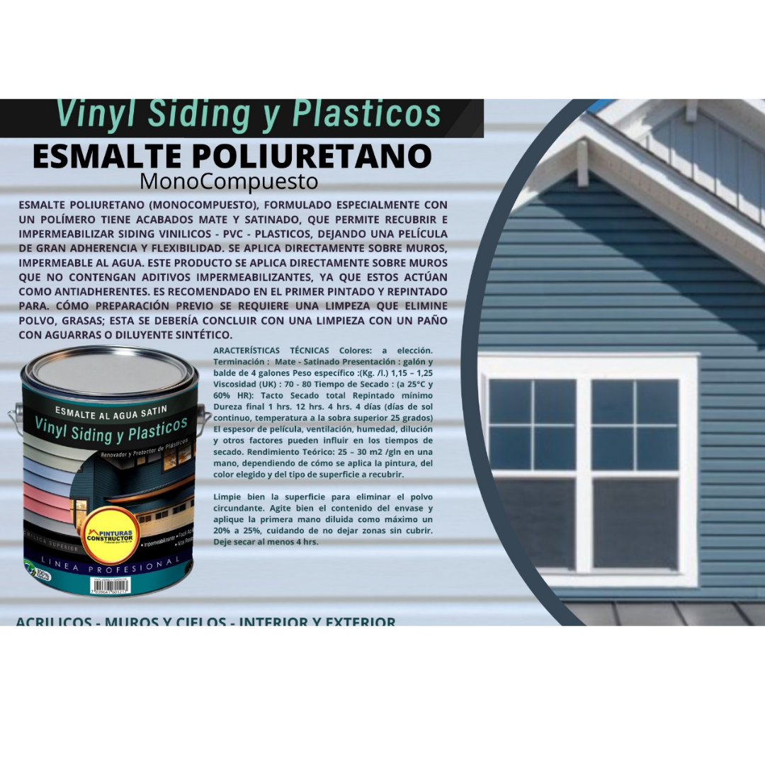 Vinil Siding PVC - PINTURAS CONSTRUCTOR